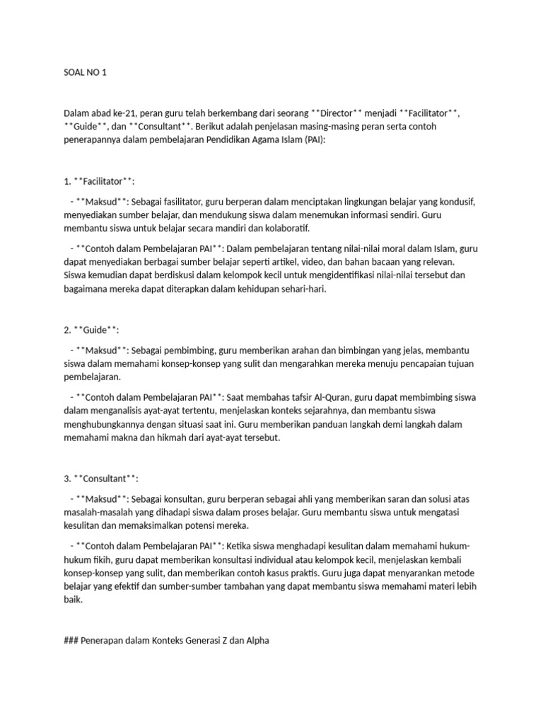 Bahan Analisa Perkembngan Pesdik Leni | PDF