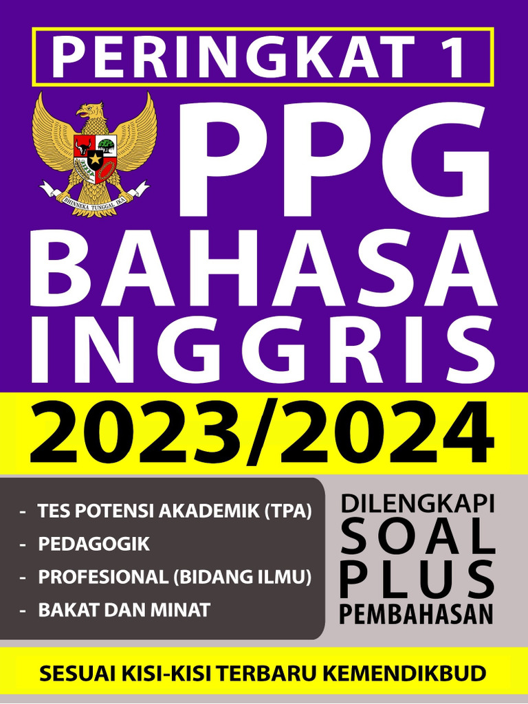 PPG 2023 - Bahasa Inggris | PDF