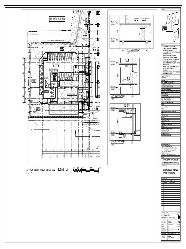 L-0 Shear Wall Cutout Plan Elevations-A-6300.5 | PDF | Real Estate ...