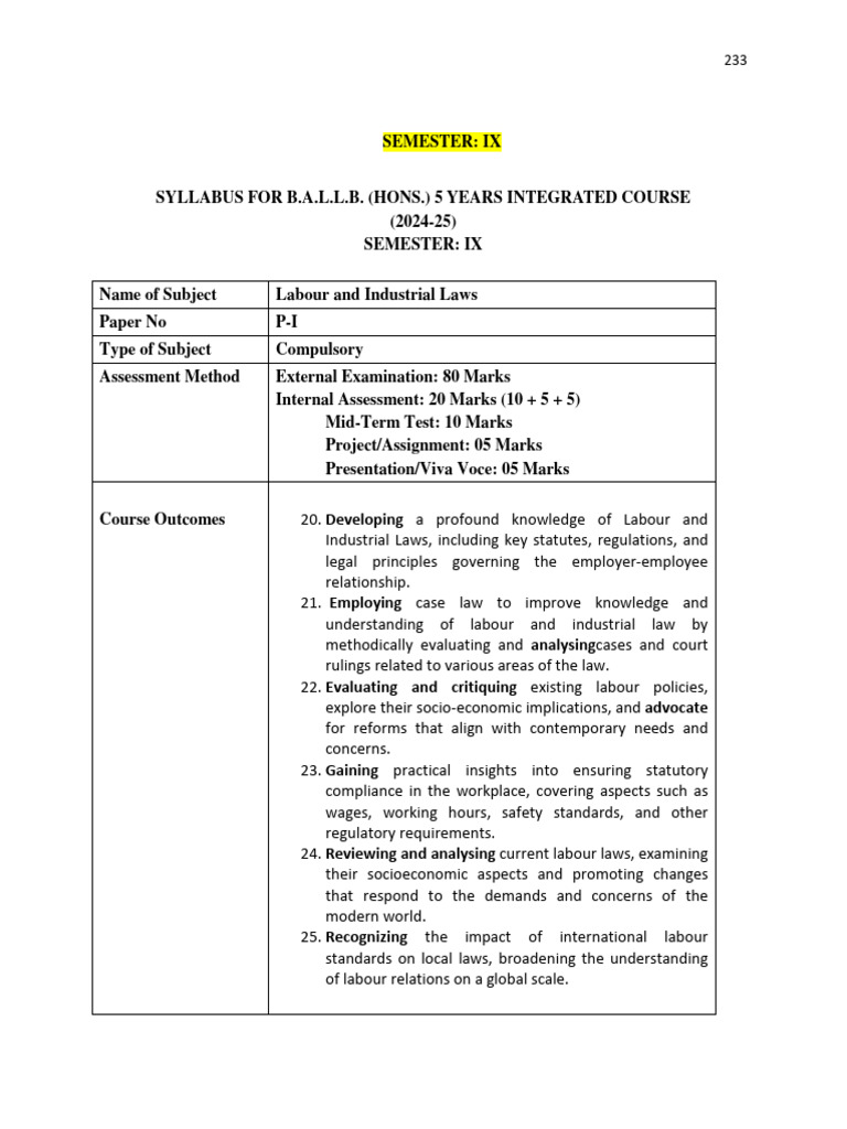 Syllabus 9th Sem | PDF | Value Added Tax | Career & Growth