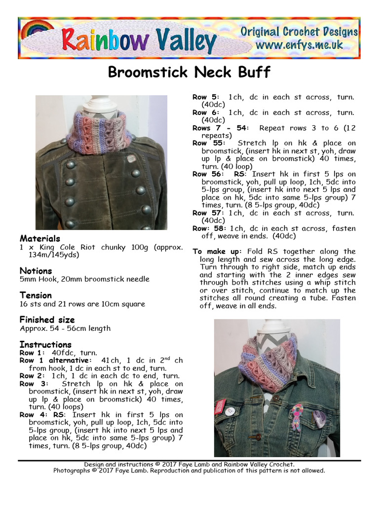 Broomstick - Neck - Buff Knit | PDF