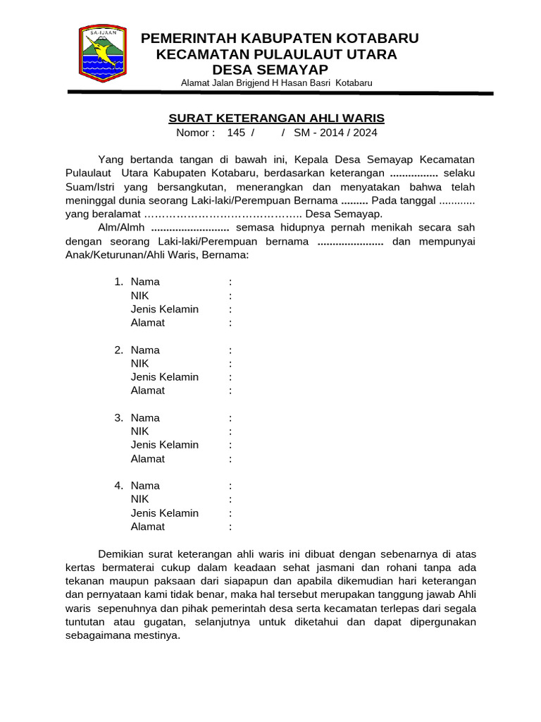 Ahli Waris Draf | PDF