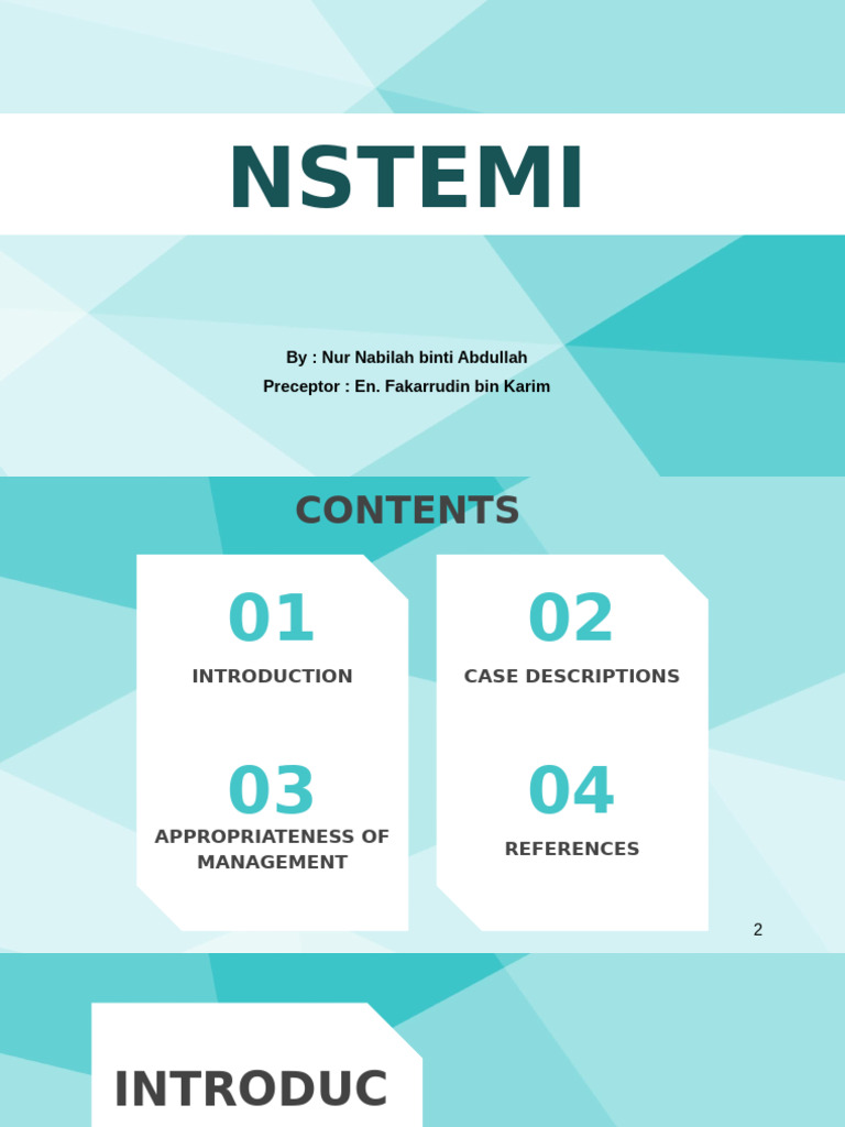 Nstemi - Nur Nabilah 2 | PDF