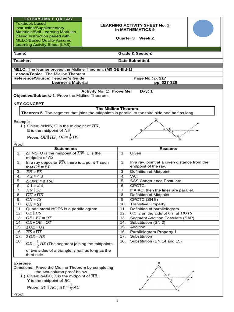 Txtbk/Slms + Qa Las: HN NS OE HS, OE HS | PDF