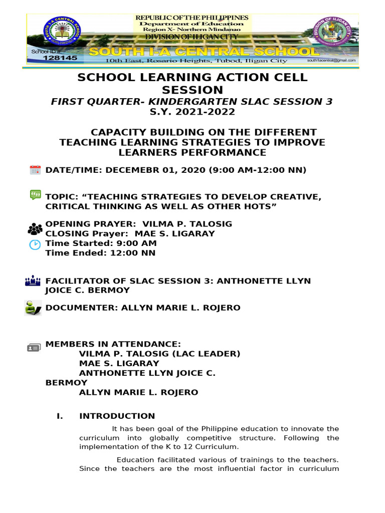 LAC SESSION 3 Rojero | PDF