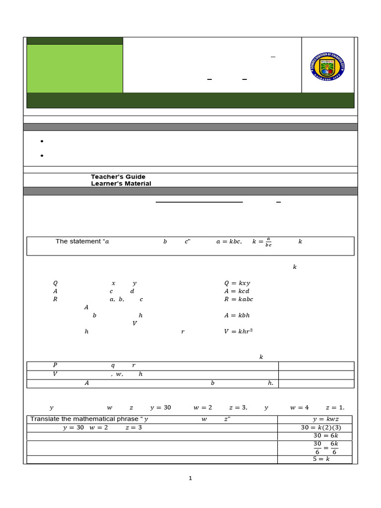 2 LAS M9 MELC 1 3 - Q2 - WEEk 2 | PDF | Force | Mass