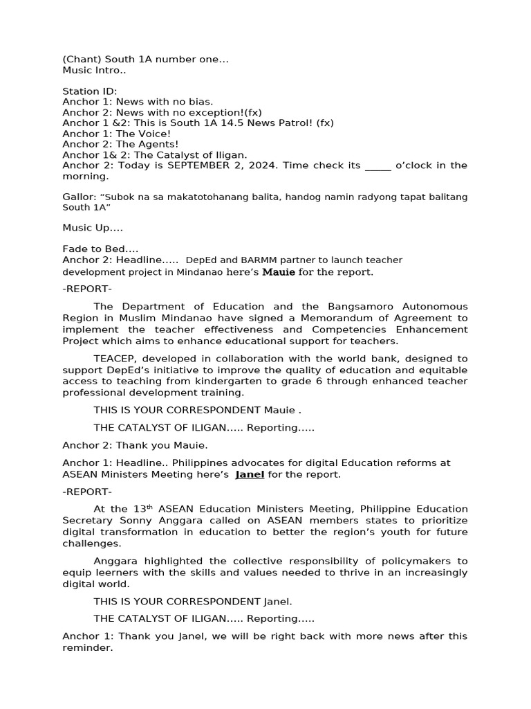 Final Script - Sept.2, 2024 | PDF