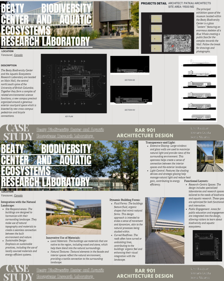 Grey Blue Minimal Architecture Portfolio Page Desktop Prototype | PDF