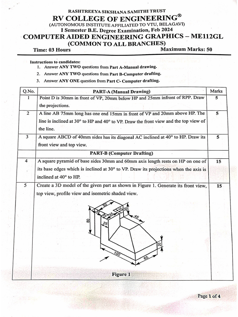 CAEG - Question Papers | PDF