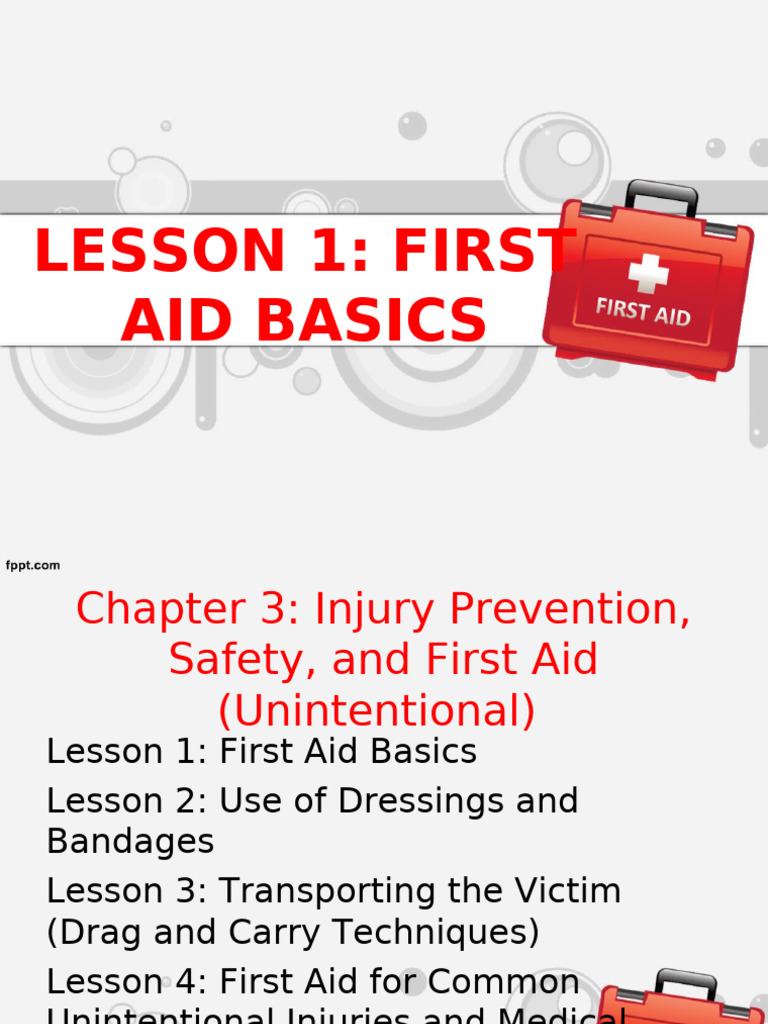 LESSON 1 FIRST AID BASICS | PDF