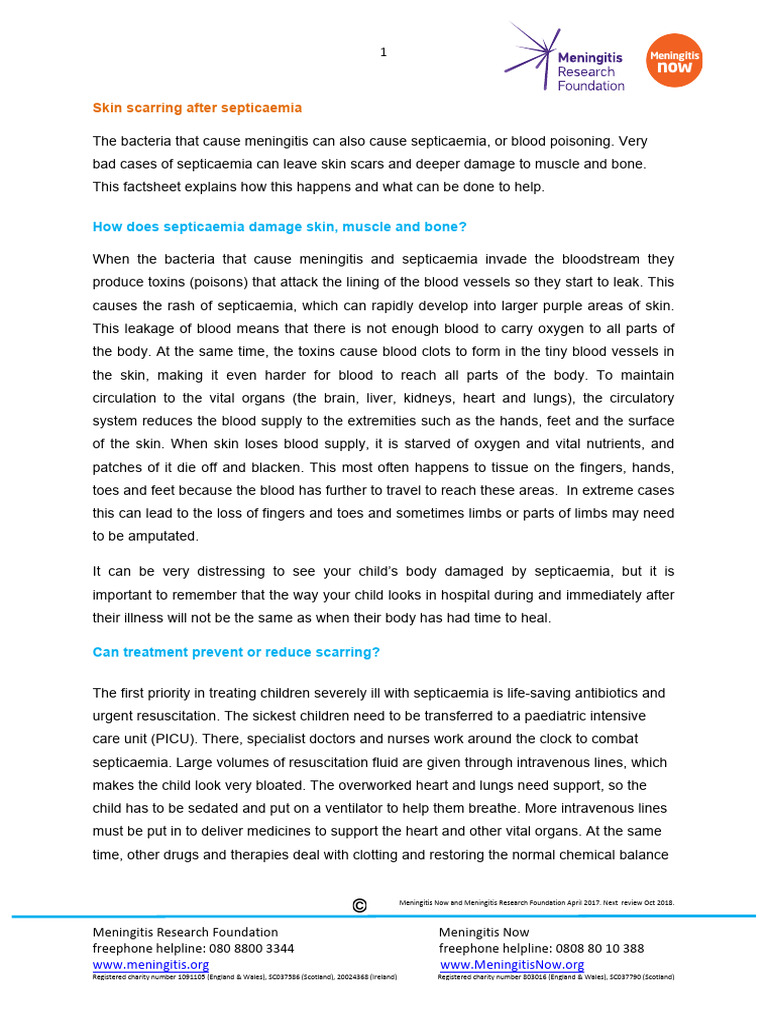 Skin-scarring-after-septicaemia | PDF