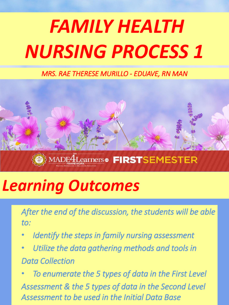 Family Health Nursing Assessment Guide | PDF | Family | Physical ...