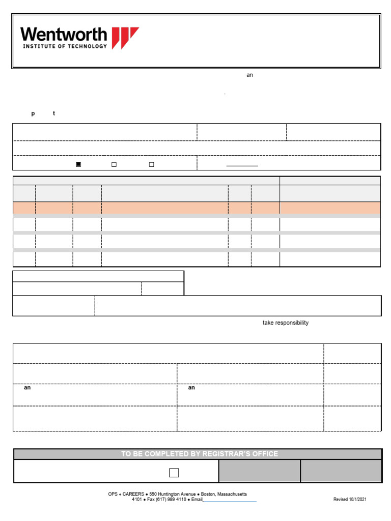 2021-2022 CO-OP Credit Overload Form | PDF