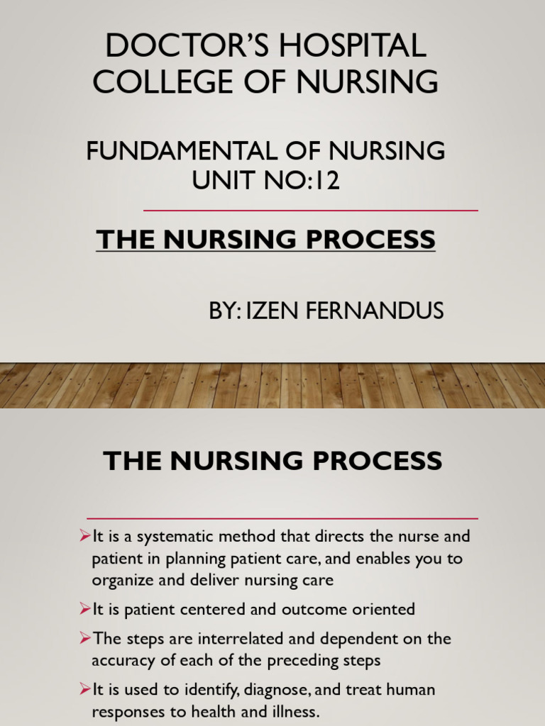 Nursing Process Essentials | PDF | Medical Diagnosis | Nursing