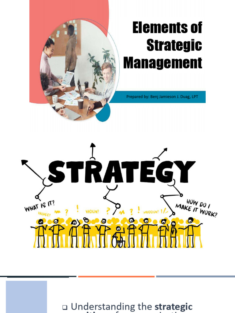 Elements of Strategic Management | PDF
