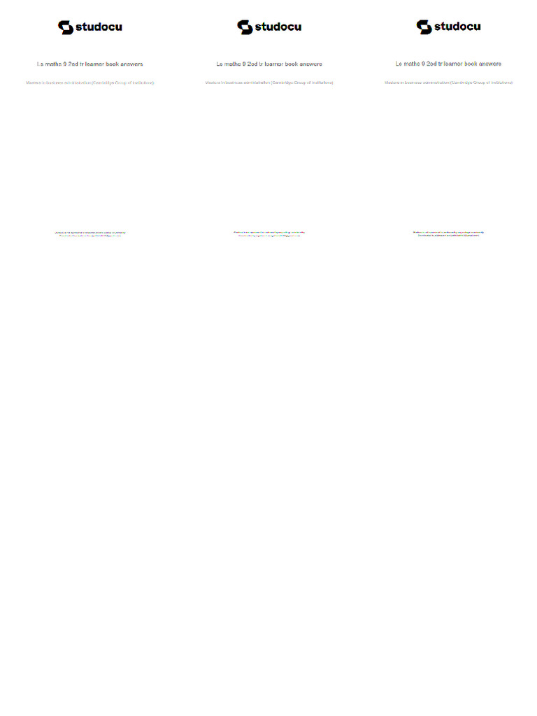 Toaz - Info Ls Maths 9 2ed TR Learner Book Answers PR | PDF