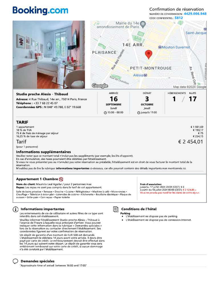 Reserva Paris (FR) | PDF