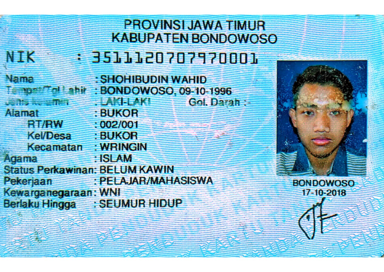 Scan KTP Wahid | PDF