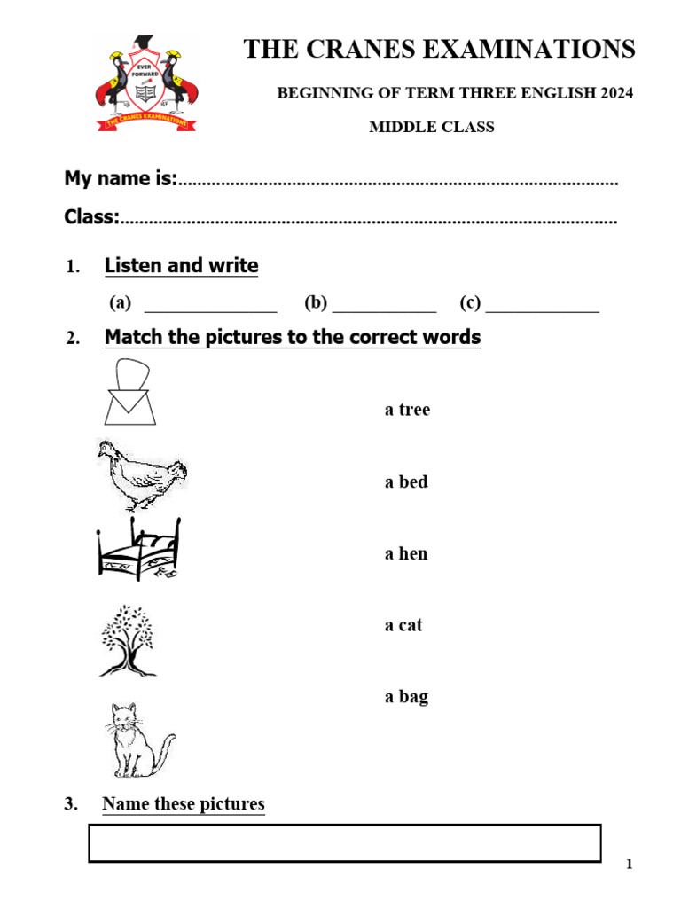 Middle Class English Bot | PDF