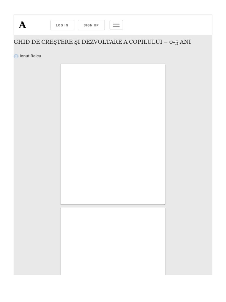 (PDF) Ghid de Creştere Şi Dezvoltare A Copilului - 0-5 Ani - Ionut ...