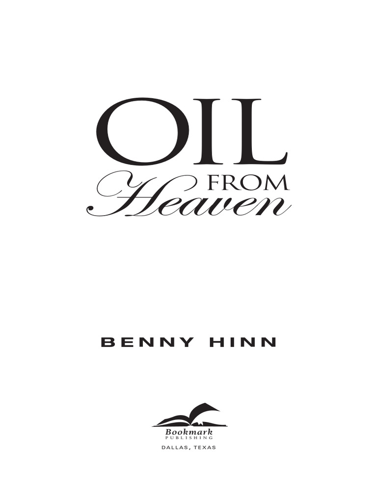 Oil From Heaven Sample English BennyHinn | PDF