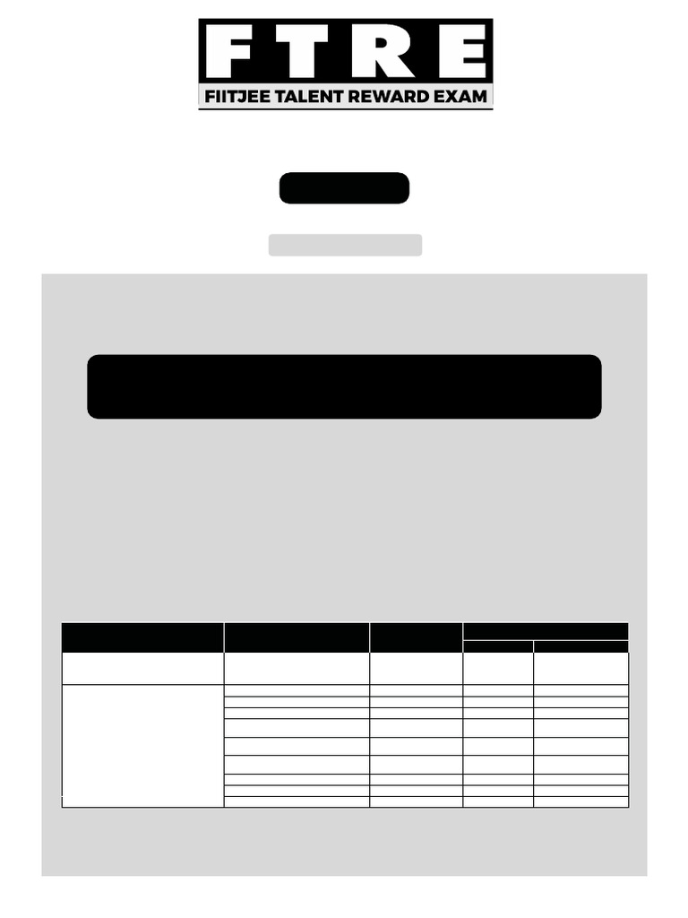 Ftre-2024-Sample Paper-Class-Ix-P2 | PDF