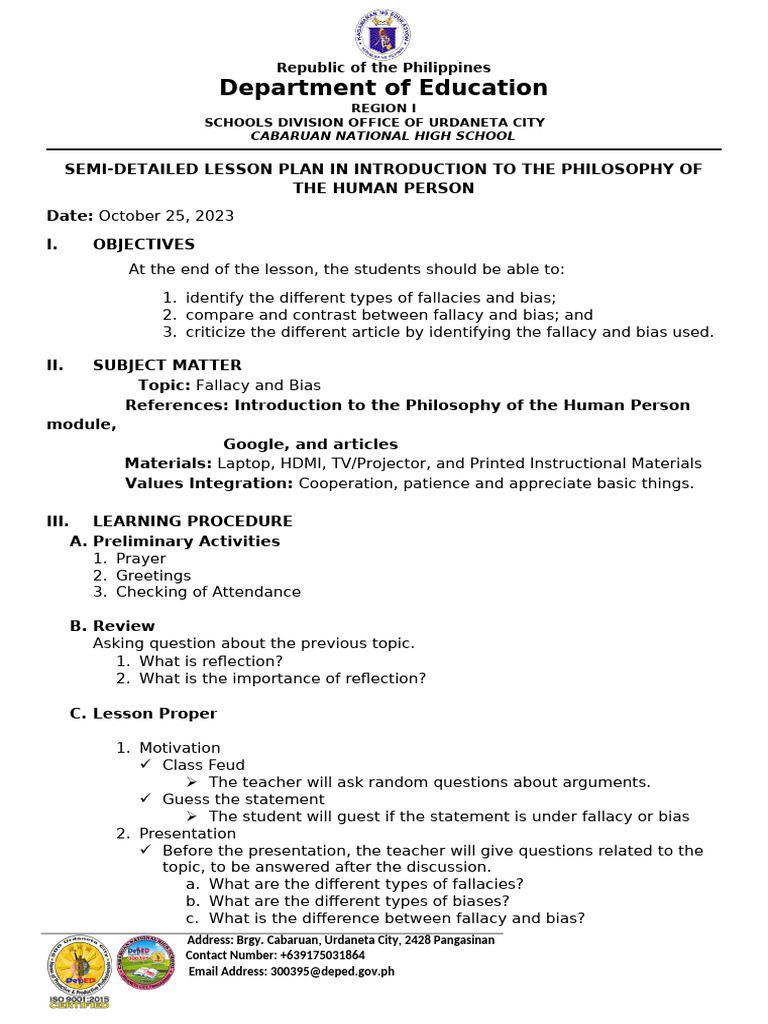 Semi-Dlp - Cot Philo | PDF