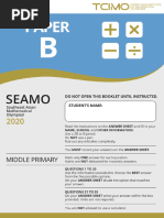 SASMO Sample Questions by Grade | PDF | Mathematics | Statistics