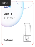01 User Manual For Mars 5 Ultra English Version | PDF | Printer (Computing) | 3 D Printing