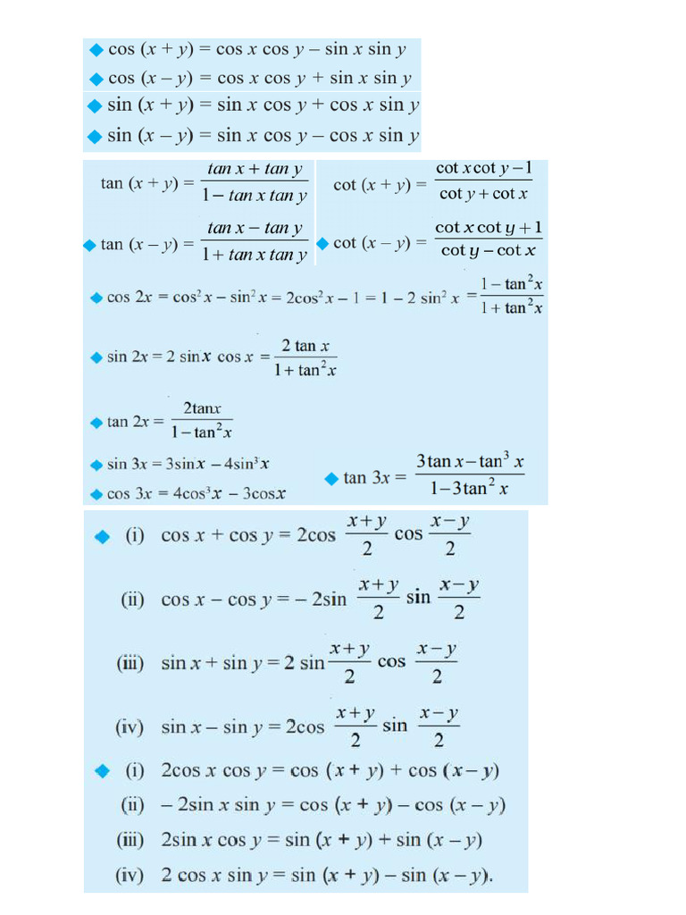11th Trigno Formula | PDF
