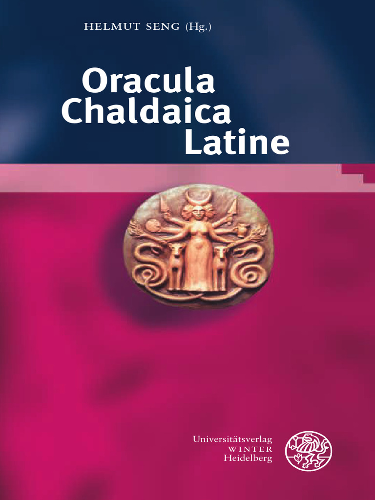Oracula Chaldaica Latine (2021) | PDF