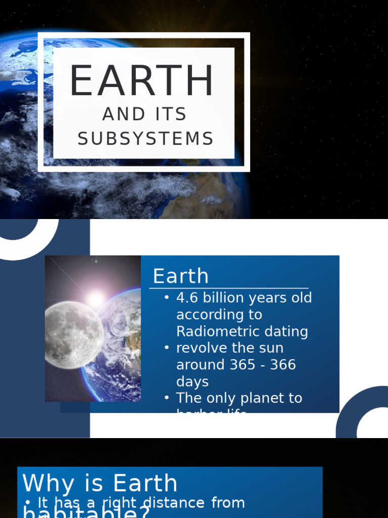 Earth and Earth Subsystems Copy 1 | PDF