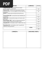 Rubrics & Criteria For Judging Role Play, Skit | PDF | Cognitive ...