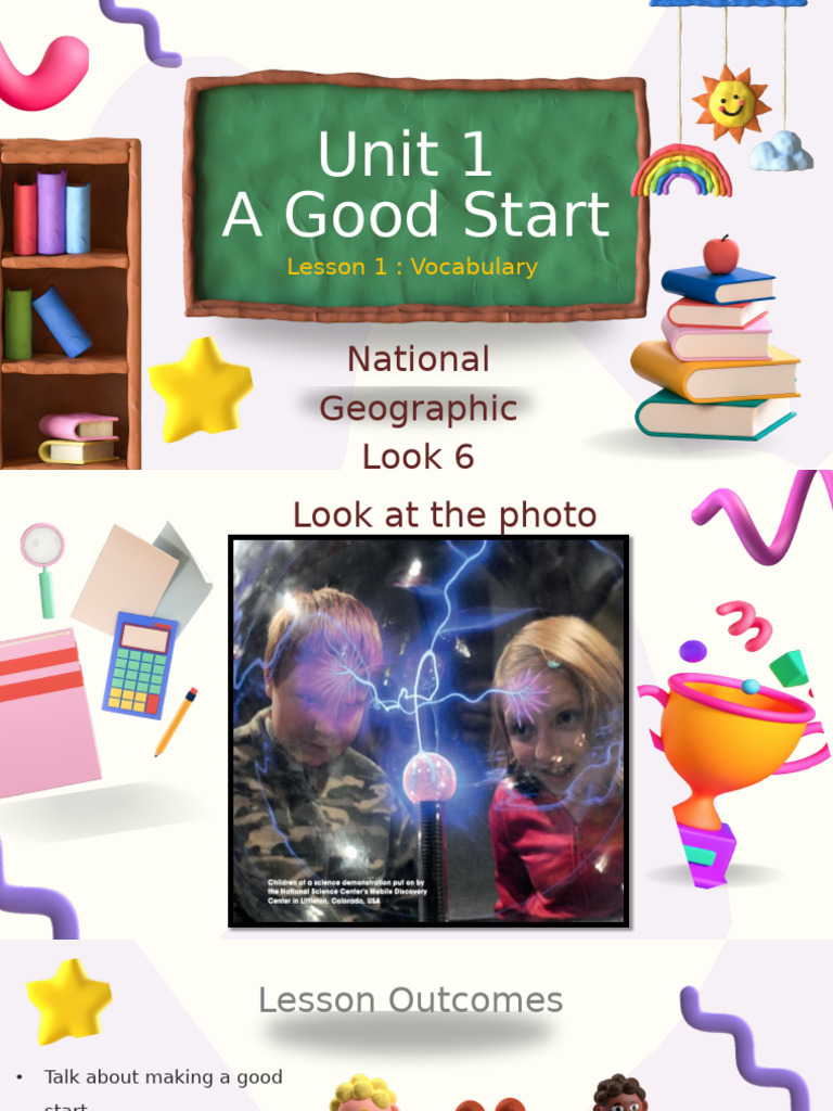 Look 6 - Unit 1 - Lesson 1 | PDF