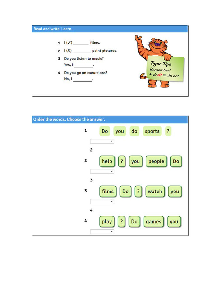 Tiger 3 Unit 1 | PDF