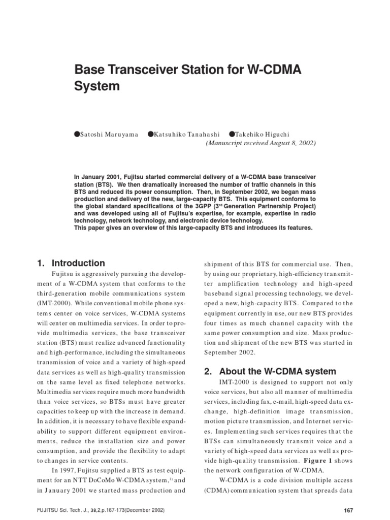 BTS Wcdma | PDF | Modulation | Amplifier