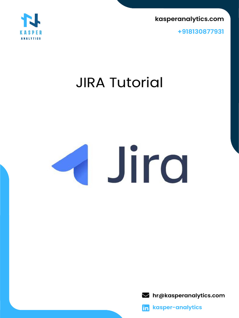 JIRA Tutorial: Kasper-Analytics | PDF