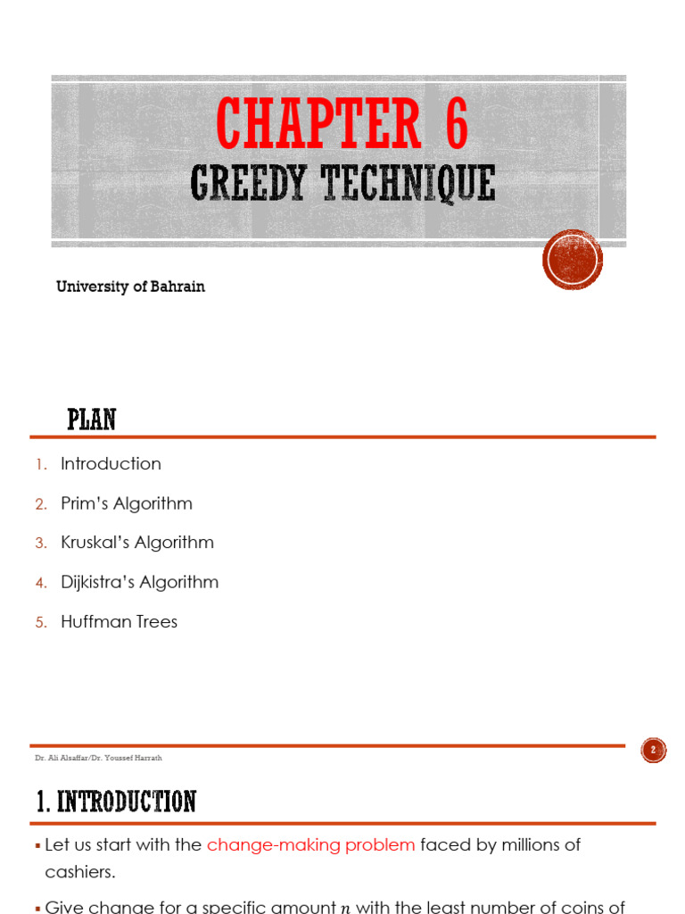 Chapter9-Greedy Technique | PDF