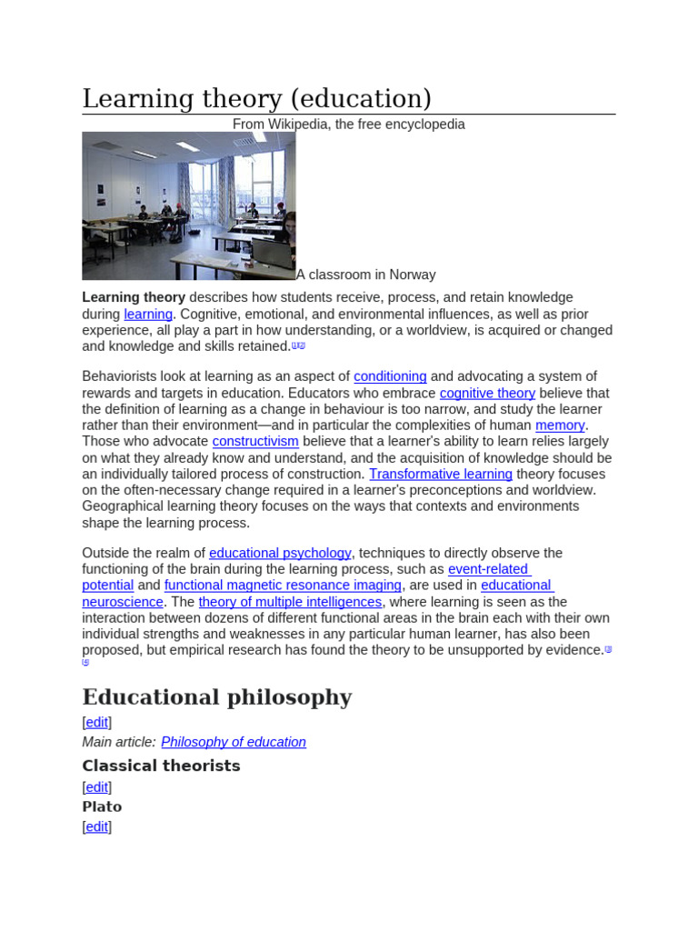 Learning Theory | PDF