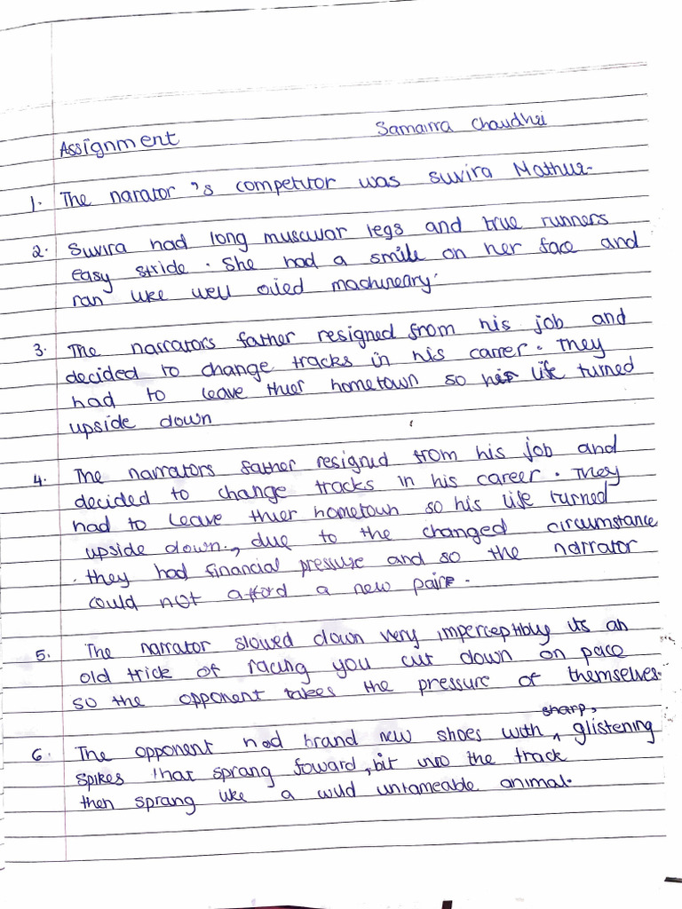 Samairra Chaudhri 7C 33 Literature 1 | PDF