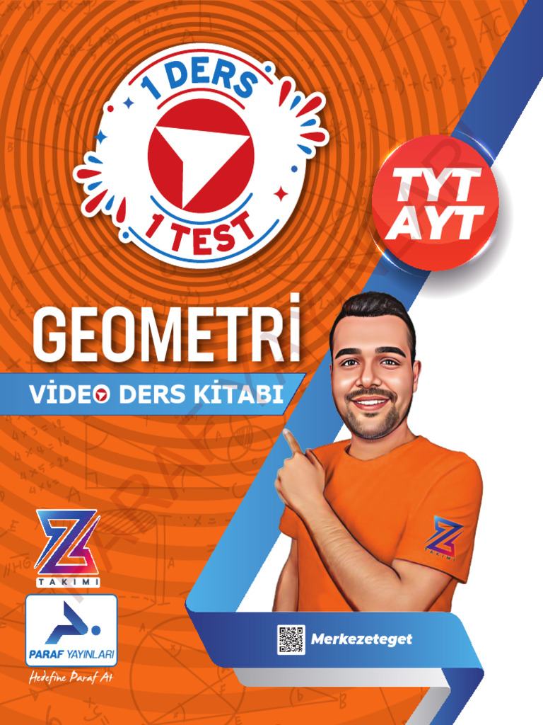 Paraf Tyt Ayt Geometri 1 Ders 1 Test Video Ders Kitabi | PDF