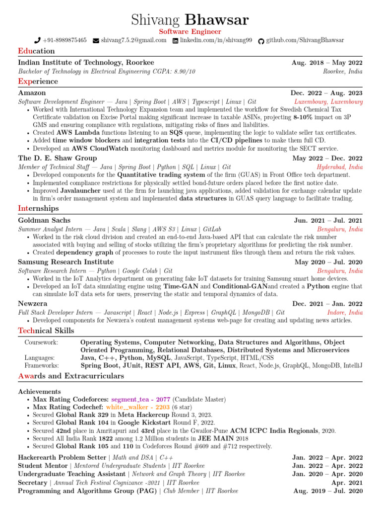 Resume-2 | PDF