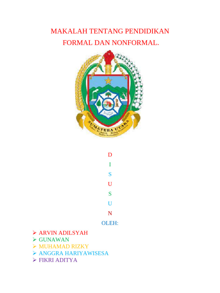 Makalah Tentang Pendidikan | PDF