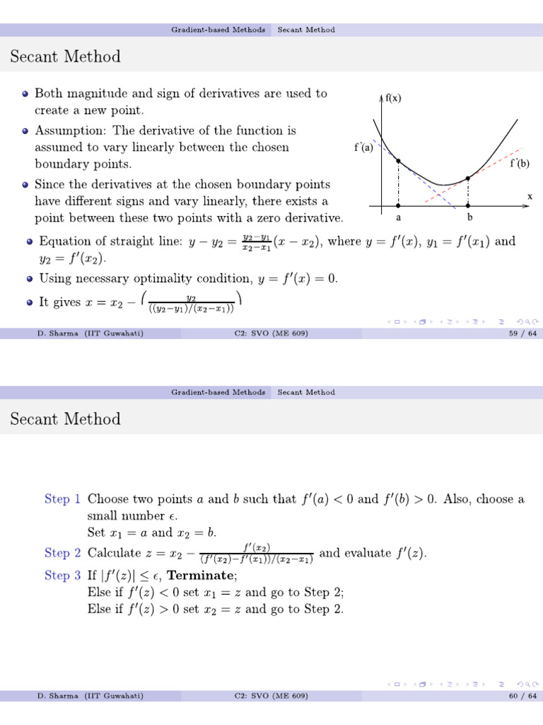 Secant Method | PDF