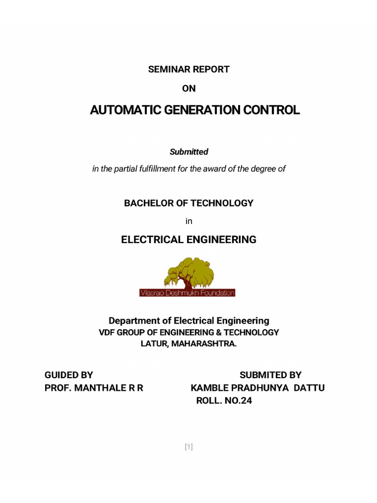 Seminar Report | PDF