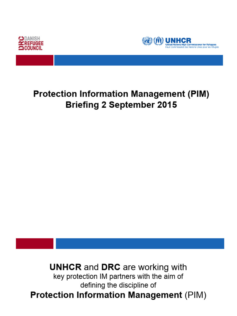 Protection Information Management Briefing 2 September Presentation | PDF