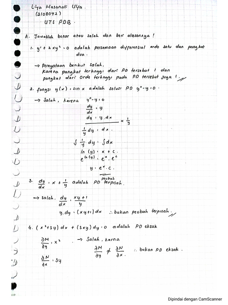 PDB 1 - Liya Hasanati Ulfa - 2108042 | PDF