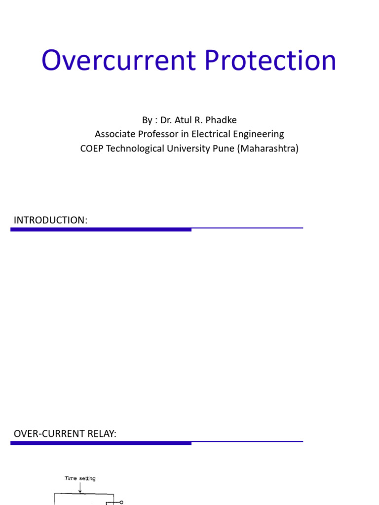 Overcurrent Protection_2024 | PDF