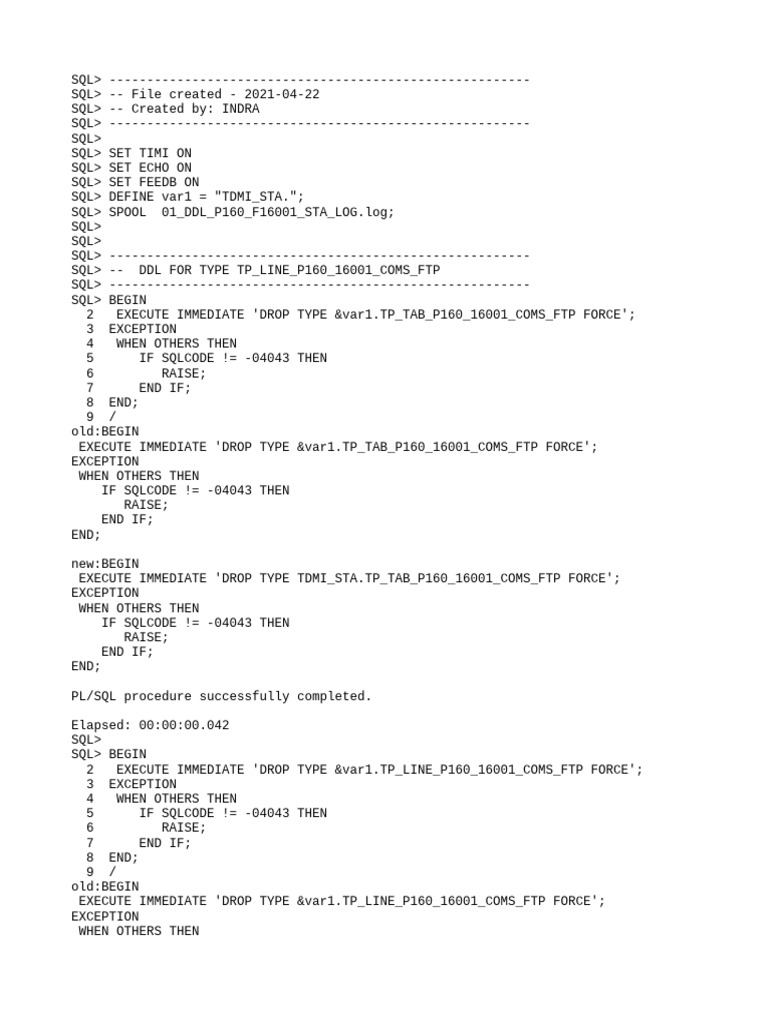 01 DDL P160 F16001 STA Error Log | PDF