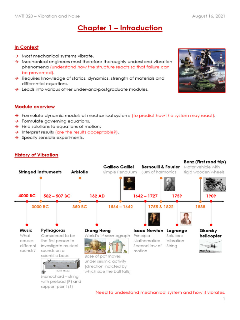 MVR 320 Chapter 1 - Introduction | PDF